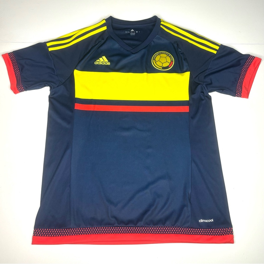 Adidas Colombia National Team Soccer Jersey - Mens Si… - Gem